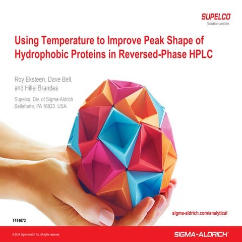 BIOshell_Poster-at-HPLC-2014_New-Orleans | PDF | Pharmaceutical ...