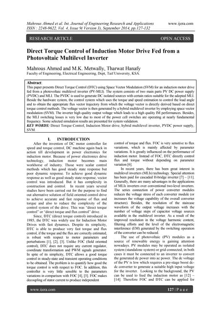 Hardware Implementation of SPWM Based Diode Clamped Multilevel Invertr | PDF