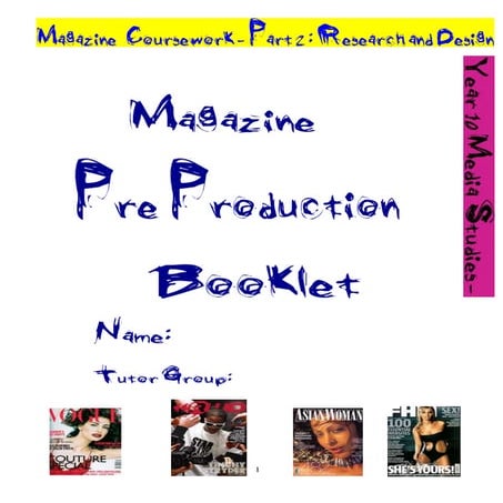 Magazine coursework 2 | PDF