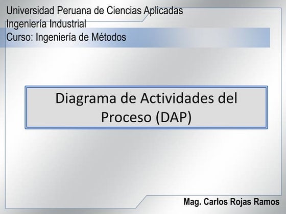10p+diagrama+de+analisis+de+proceso+dap | PDF