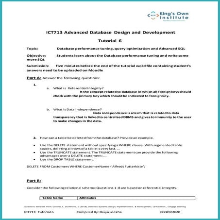 T6 | DOCX | Databases | Computer Software and Applications