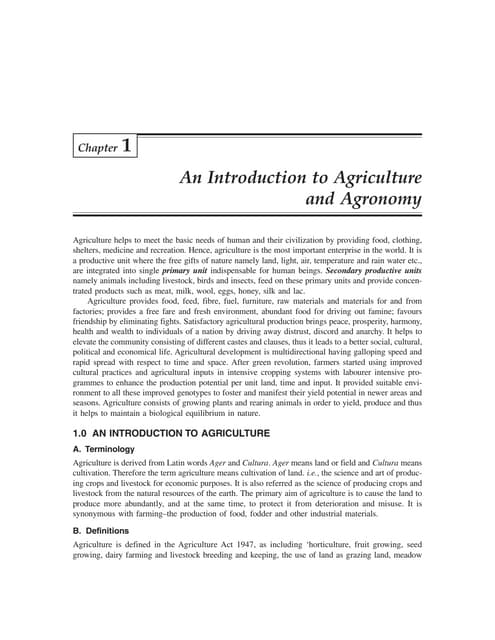 Agriculture | PPT | Agriculture | Industries
