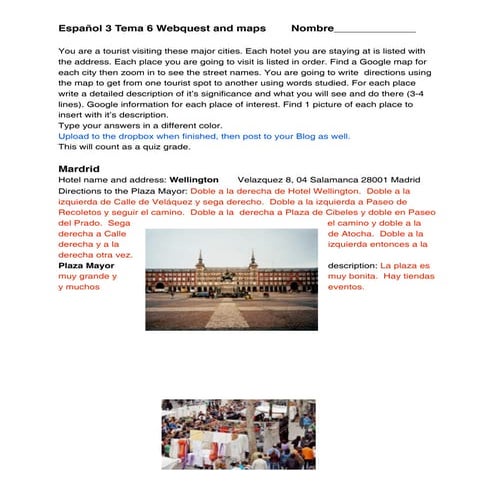 Semana santa webquest | PAGES