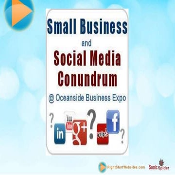 Small Business and the Social Media Conundrum | PPT