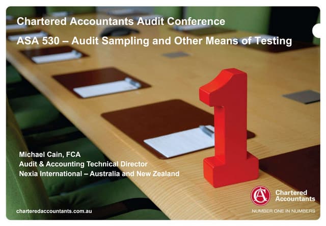 Audit sampling | PPT