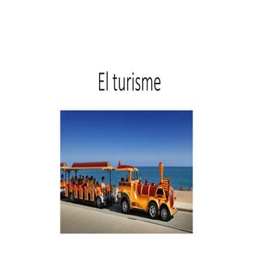 T 9 el turisme | PPTX