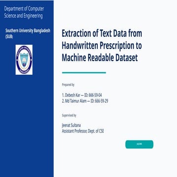 Extraction of Text Data from Handwritten Prescriptions to Machine ...