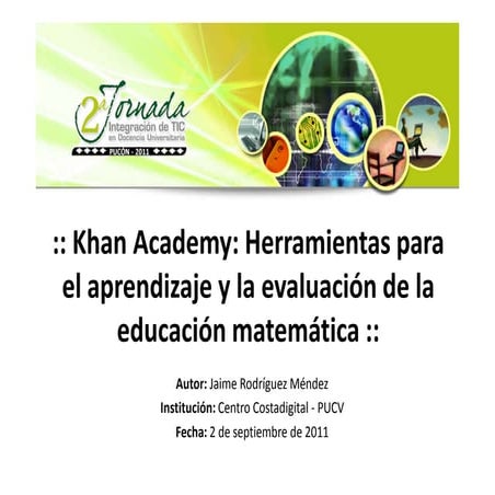 Ta 06 taller khan academy- herramientas para el aprendizaje y la ...