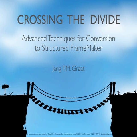 Advanced techniques for conversion to structured FrameMaker | PDF