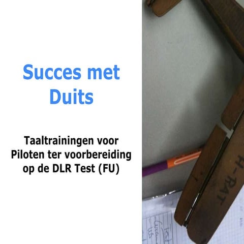 Taaltraining piloten ppt op | PPT