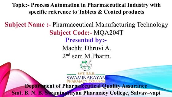 APT Manufacturing Flowcharts.pptx | Chemistry | Science
