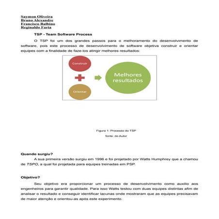 Team Software Process (TSP) | PDF