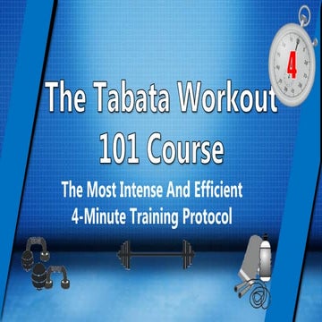 Tabata Workouts 101-An Introduction to Tabata-style workouts | PPTX