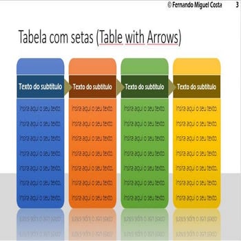Tabela com setas | PDF