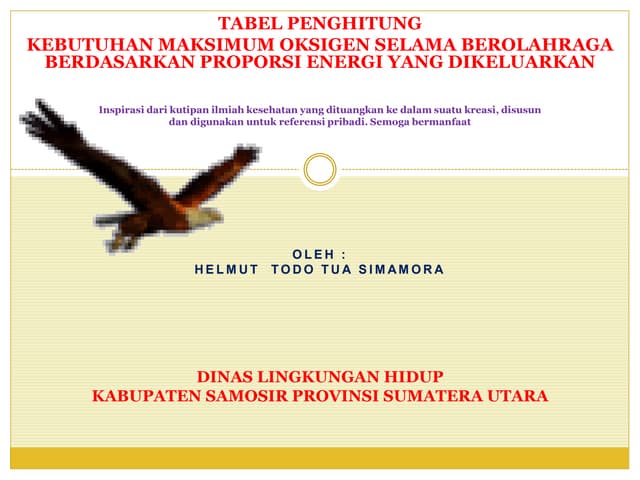 Tabel penghitung kerapatan udara (densitas udara) | PPTX