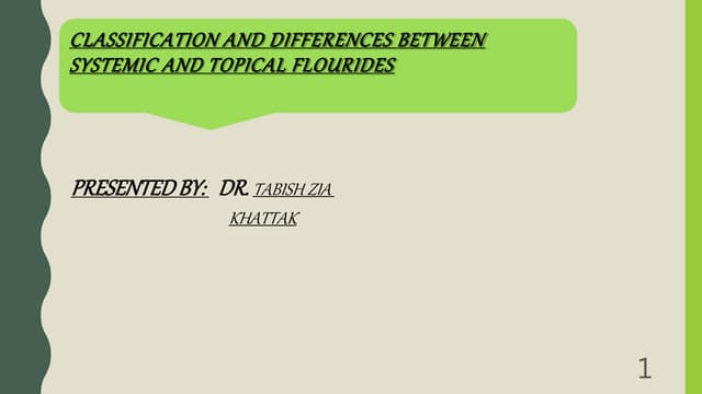 SILVER DIAMINE FLUORIDE (SDF) | PPTX