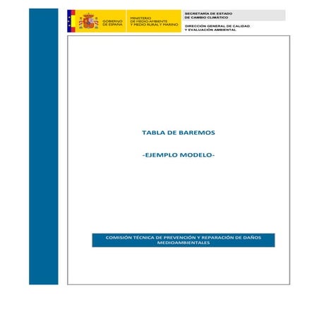 Tabla de baremos ejemplo modelo tcm30-194054 | PDF