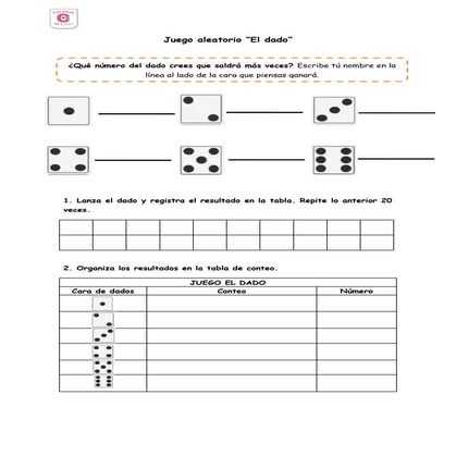 Tabla De Conteo Para Niños