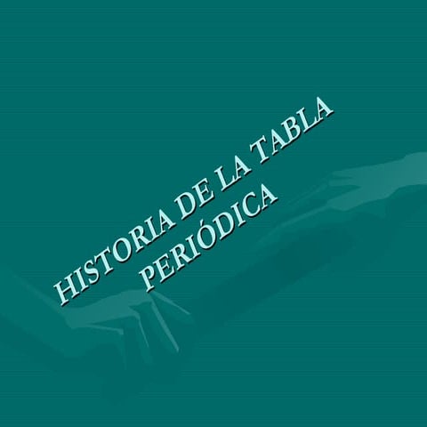 Tabla periódica | PPT