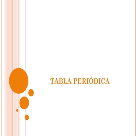 Tabla periódica | PPT