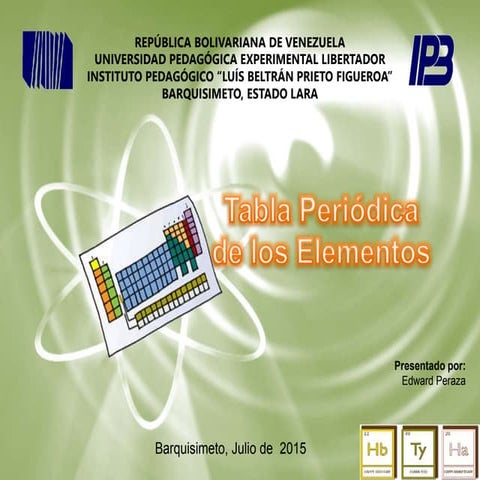 Tabla Periódica | PPTX