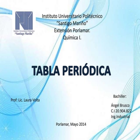 Tabla periodica | PPTX