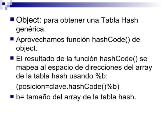 Tablas hash (Rubén Ndong Obiang) | PPT