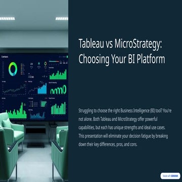 Tableau-vs-MicroStrategy-Choosing-Your-BI-Platform | PPTX