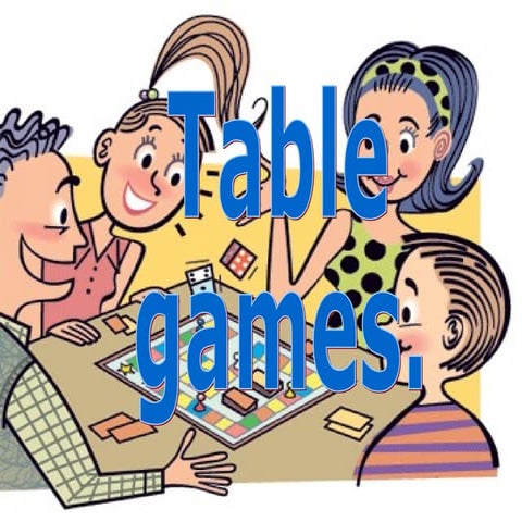 Our Favourite Table Games | PPT