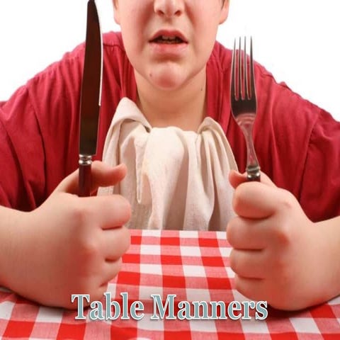 Tablemanners | PPTX