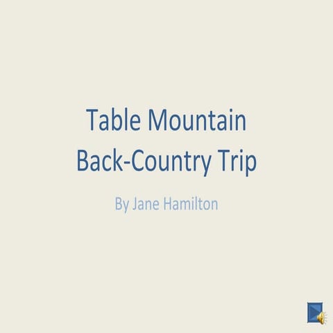 Table Mountain | PPT