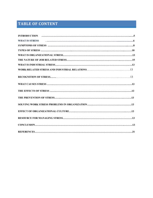Table of contents | PDF