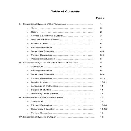Table of contents | PDF