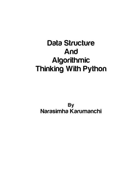 Data Structures And Algorithms Made Easy 7314