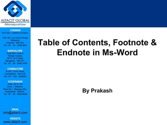 Word2007 reference footnote | PDF