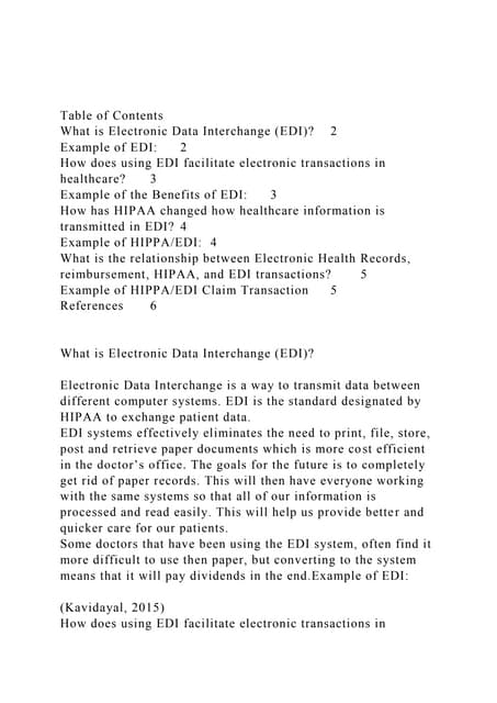 Healthcare HIPAA Edi x12 basics 1 | PPTX