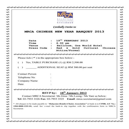 Table purchase form | PDF