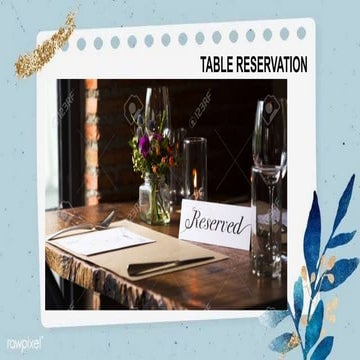 TABLE RESERVATION.pptx