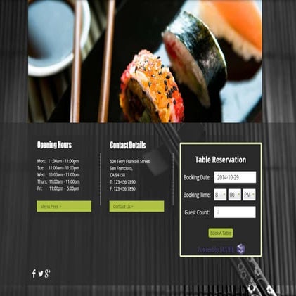 Table Reservation Presentation | PPT