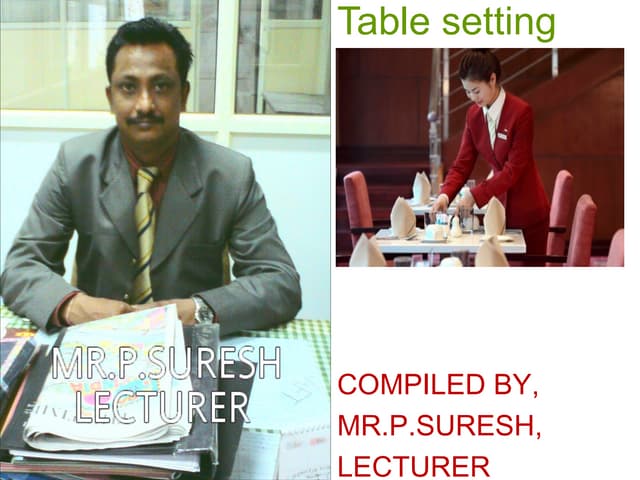 Russian Table Setting