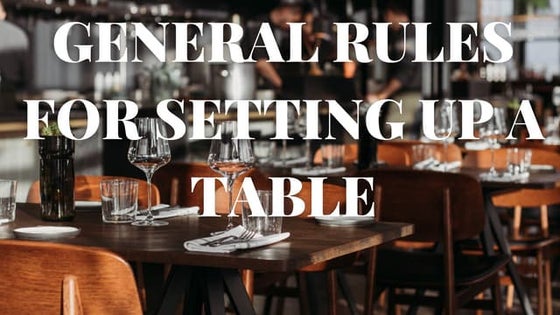 Table appointments | PPT