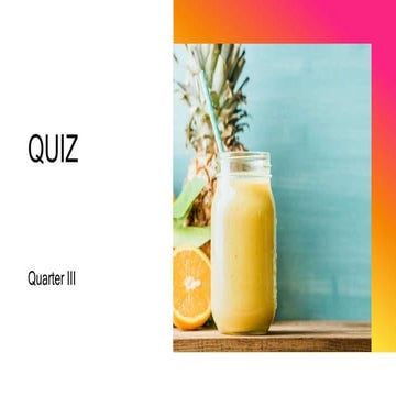 Grade 10 HE Quiz Table Setup-Glassware.. | PPTX