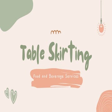 Table Skirting | PDF