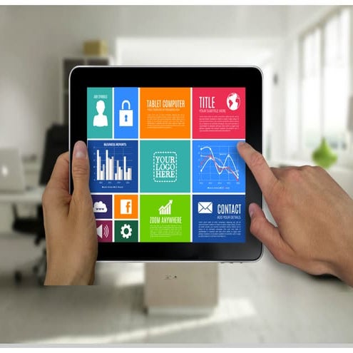 Tablet Computer Presentation Template | PPT