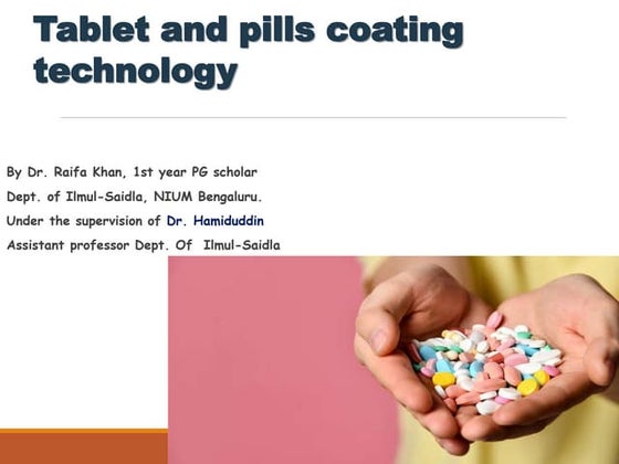 Tablet Coating, Types, Coating Materials, & Coating Pans [Industrial ...