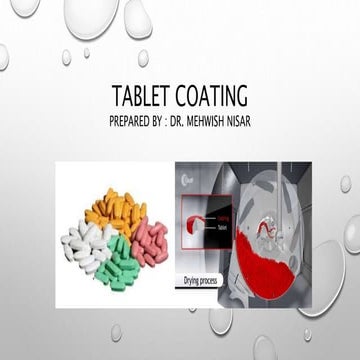 tablet coating and tablet defects.pptx for | PPTX