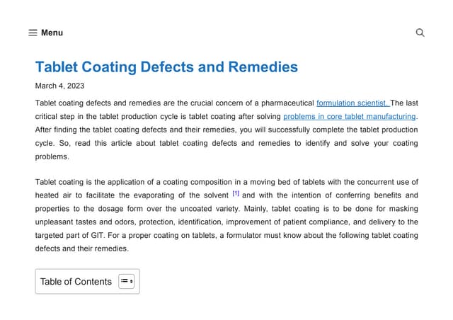 Tablet processing problems and their remedies | PPTX