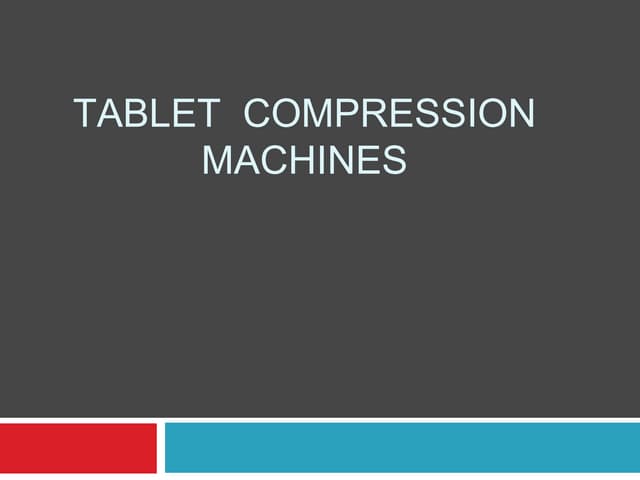 Working principle of compression machine | PPTX