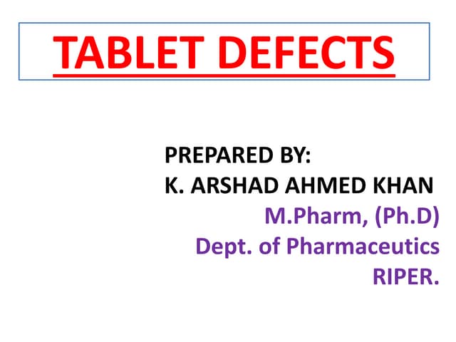 capsule manufacturing defects.pptx