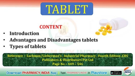 Types of tablets | PDF